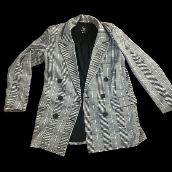 Boom Boom Jeans | Jackets & Coats | Boom Boom Jeans Black And White ...